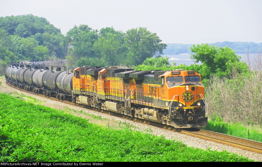 BNSF 1102, CP's River Sub.
